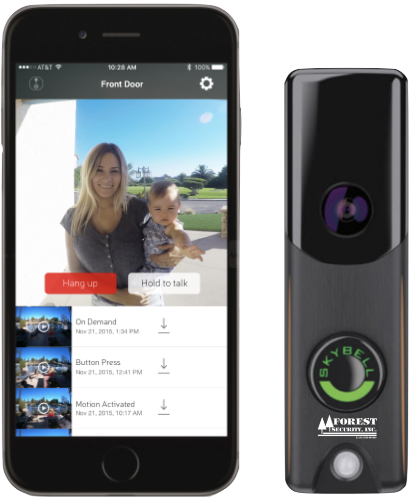 VideoDoorbell and Phone1 | Forest Security