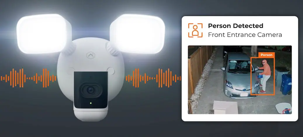 Outdoor Security Floodlight Camera | Forest Security